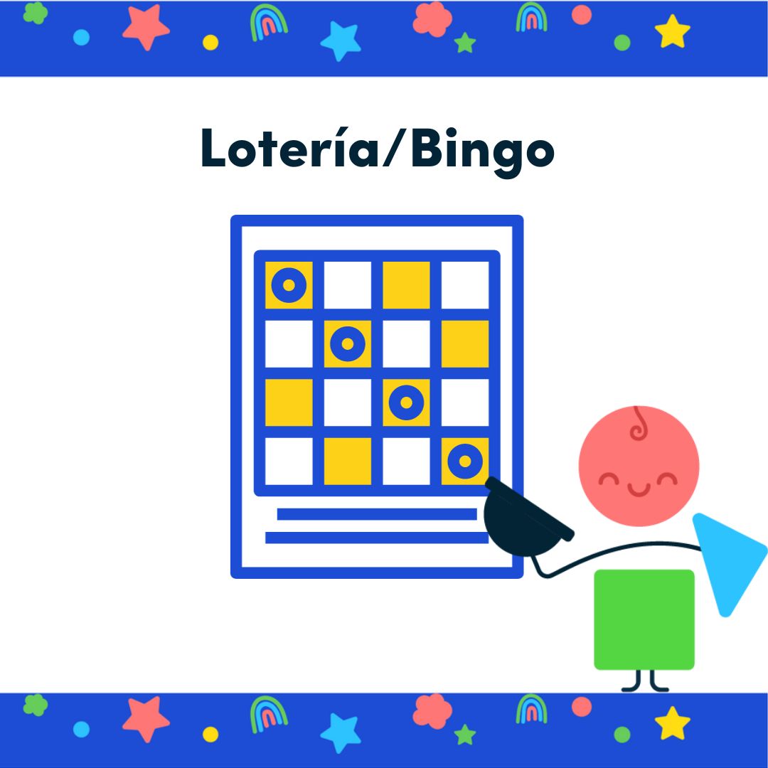 Lotería / Bingo para niños Juego Didáctico Juguete Educativo ...